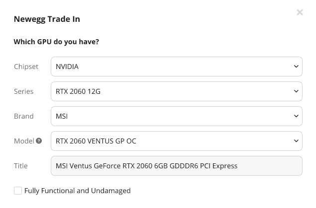 Newegg Trade-In Program - Newegg Knowledge Base